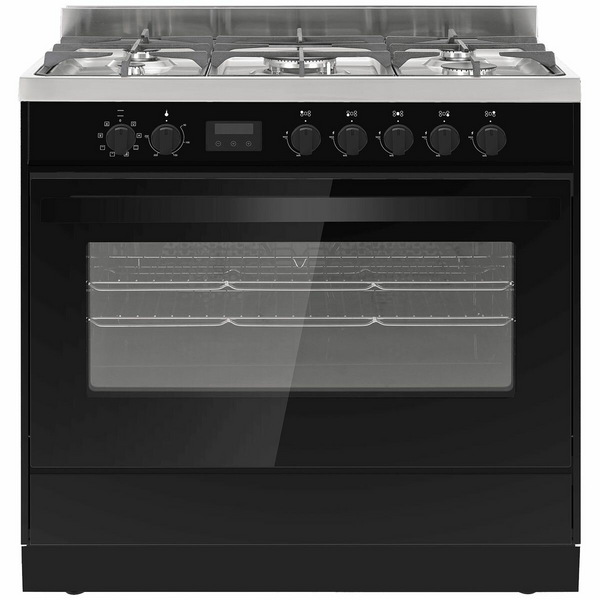 Eurotech 90cm Dual Fuel Freestanding Cooker ED-EUROGE90BK | Appliances ...
