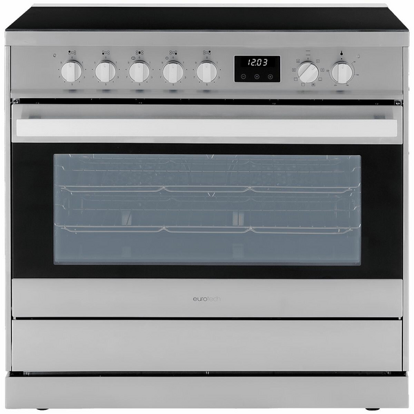 Eurotech 90cm Electric Freestanding Cooker ED-EUROC90SS | Appliances Online