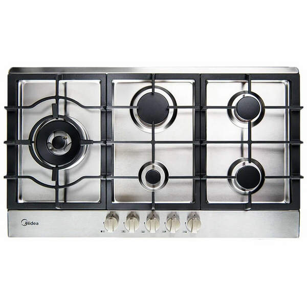 Midea 90cm Gas Cooktop Stainless Steel 90G50ME005-SFL | Appliances Online