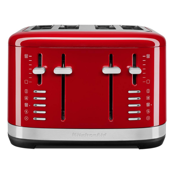 KitchenAid 4 Slice Toaster Empire Red 5KMT4109AER | Appliances Online