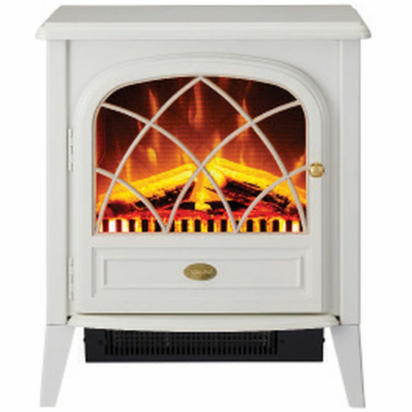 Dimplex Ritz White 2kW Optiflame Portable Electric Fire Heater RITZ20W ...